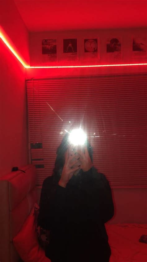 Photo It Is Not Mine Fake Photo Blurred Aesthetic Girl Mirror Shot