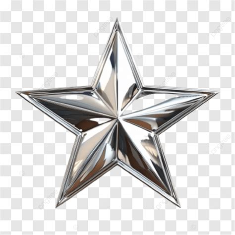 Estrella Metálica 3d PNG dibujos 3d Metal Estrella PNG Imagen para