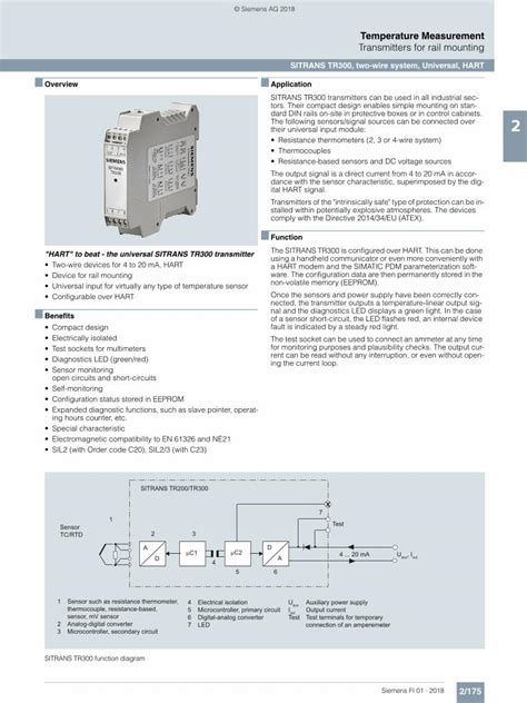 Pdf Temperature Measurement Transmitters For Rail Measurement