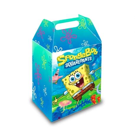 Caja Sorpresa Bob Esponja para Cumpleaños Solo en Globos Yuli