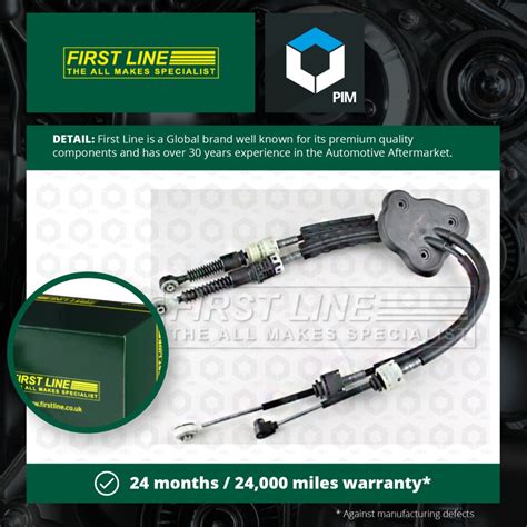 Gear Change Cable Fits RENAULT MEGANE Mk3 1 6 2008 On 5 Speed MTM