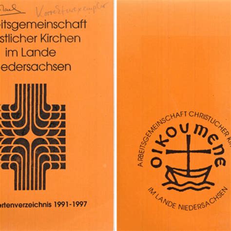 Arbeitsgemeinschaft Christlicher Kirchen In Niedersachsen Geschichte