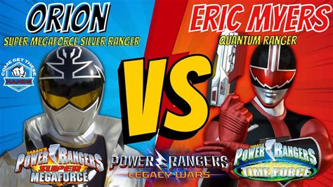 Power Rangers Legacy Wars Super Megaforce Silver Ranger Orion Vs Eric