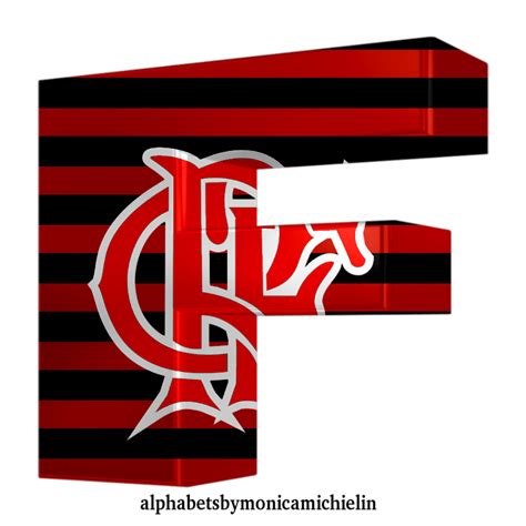 Monica Michielin Alphabets ALFABETO FLAMENGO Flamengo CLUBE DE