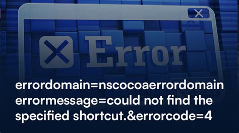 Common Causes Of Errordomain Nscocoaerrordomain Errormessage Could Not