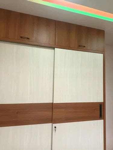 2 Door Sliding Wooden Wardrobe With Mirror At Rs 1200 Sq Ft In Pune