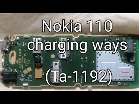 Nokia 110 TA 1192 Charging Ways New Video YouTube