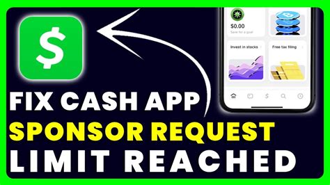 Cash App Sponsor Request Limit Reached How To Fix Cash App Sponsor