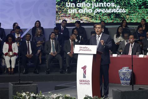 En Puebla el progreso es una realidad Sergio Salomón rinde Informe