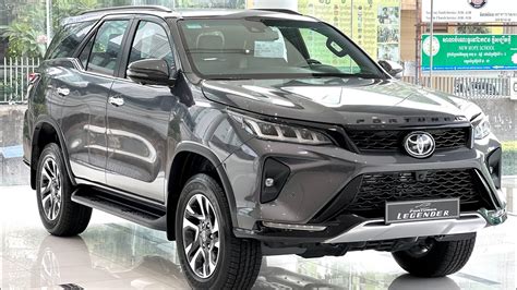 Toyota Fortuner Legender Gray Color Exteriors And Interiors