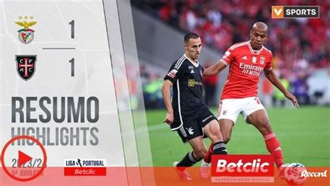 O resumo do Benfica Casa Pia golos casos e outros lances Vídeos
