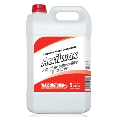 ACRILWAX Limpiador Neutro Para Pisos 5 Lt Cameril S A