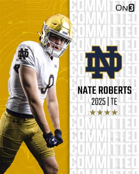 Chadsimmons On Twitter Breaking Star Te Nate Roberts Commits