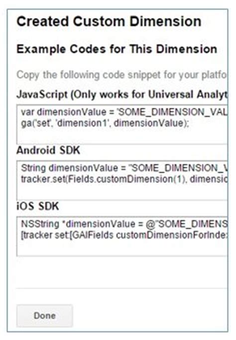 Beginners Guide To Universal Analytics Creating Custom Dimensions