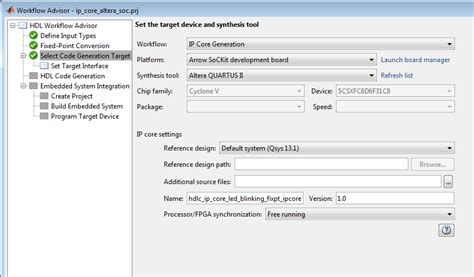 generate an ip core for intel soc platform from matlab matlab and simulink mathworks india