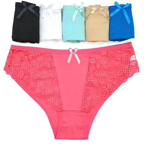 Pack Of 600 Pretty Laced Cotton Lady Panties Women Short Brief Women Hipster Underwear Hot Girl