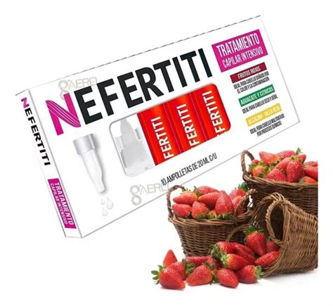 Ampolletas Nefertiti Para Cabello Dañado Frutos Rojos MercadoLibre