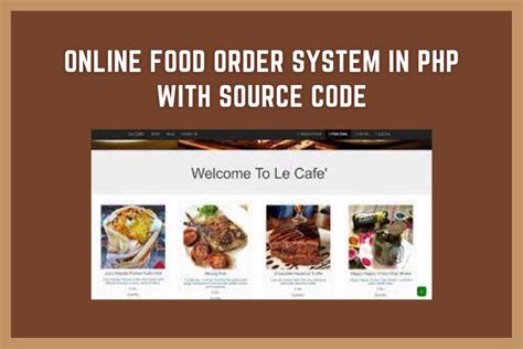 online food order system in php with source code