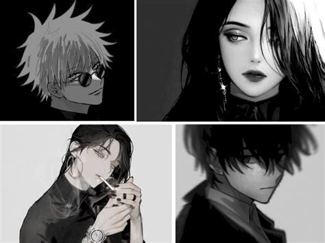 101 Ảnh anime trắng đen ngầu đẹp chất lượng cao tải miễn phí