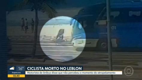 Vídeo Ciclista morre atropelado por um ônibus no Leblon Bom Dia Rio G1