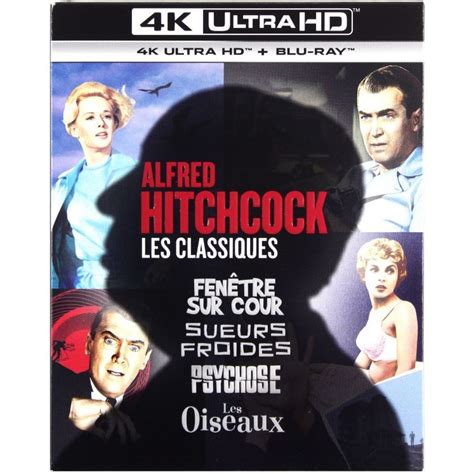 The Alfred Hitchcock Classics Collection BOX 4xBlu Ray 4K 4xBlu