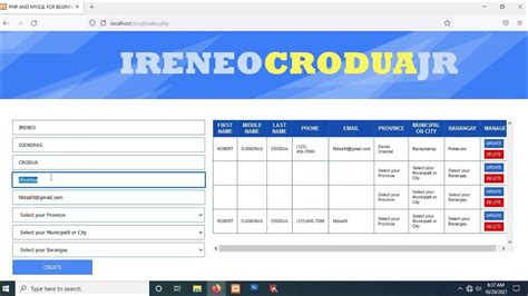 php and mysql for beginners validate form using javascript user side validation youtube