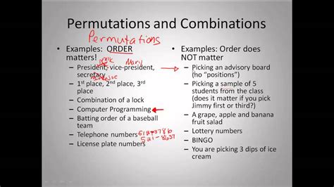 statistics counting rules basic counting rule permutations and combinations youtube