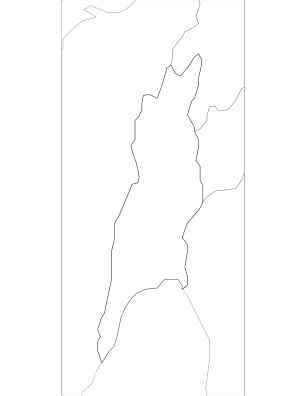 Mapa konturowa Ameryki Północnej MapyKonturowe