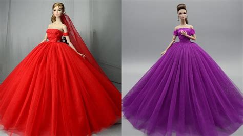 Cómo hacer Ropa Sin Coser para Barbies Vestidos para Muñecas YouTube