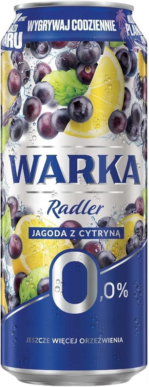 PIWO WARKA RADLER JAGODA Z CYTRYNA 0 500ML GZ PUSZKA Ceny I Opinie