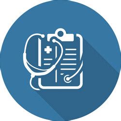 Medical Research Flat Icon Royalty Free Vector Image