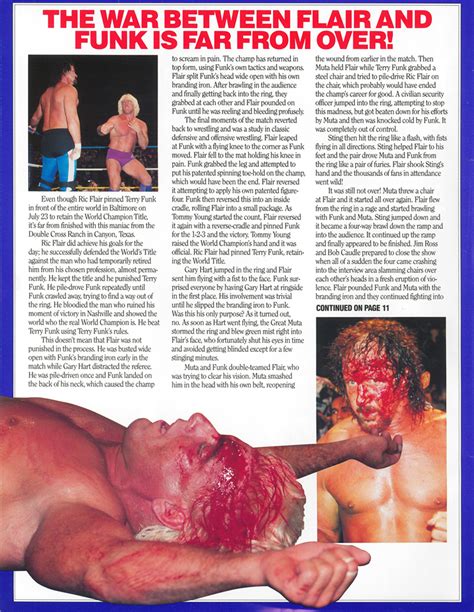 Full Magazine Scans NWA Wrestling Wrap Up 5 August 1989 WCW Worldwide