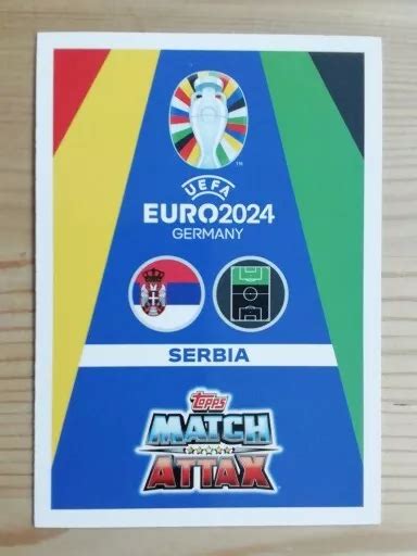 TOPPS EURO 2024 Match Attax Karte Golden Goalscorer GG10 Dusan Vlahovic