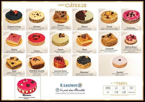 E LECLERC La Carte Patisserie