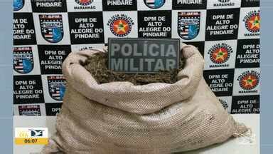 Bom Dia Mirante PM prende homem suspeito de tráfico de drogas no