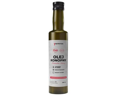 OLEJ KONOPNY Z NASION KONOPI TŁOCZONY NA ZIMNO FIT 13503876989 Allegro pl