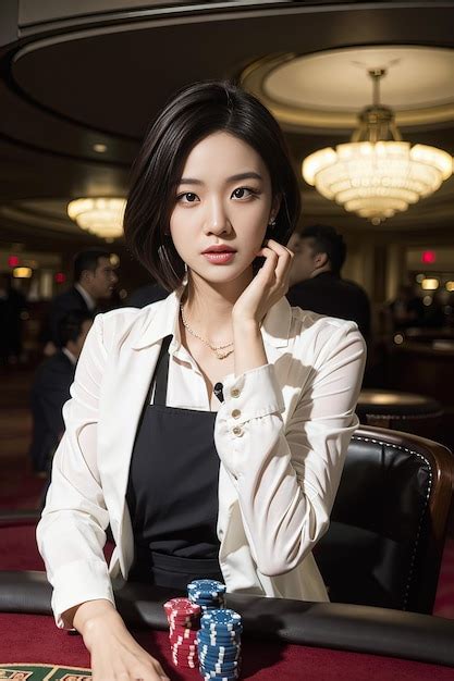 Premium AI Image A Woman Is Sitting In A Chair And Talking On A Cell