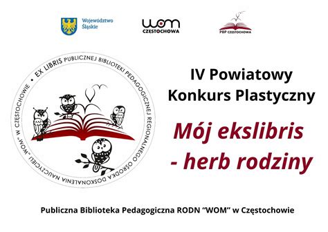 IV Powiatowy Konkurs Plastyczny Mój ekslibris herb rodziny
