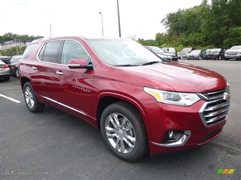 Cajun Red Tintcoat Chevrolet Traverse High Country Awd Exterior
