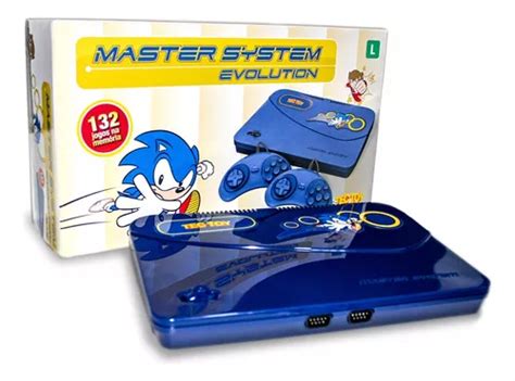 Console Tectoy Sega Master System Evolution Standard Cor Azul 2009