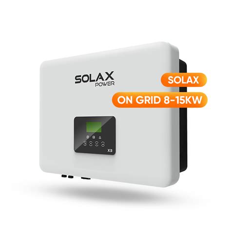 Solax X Pro V Ac Onduleur Kw Kw Kw Usage Commercial