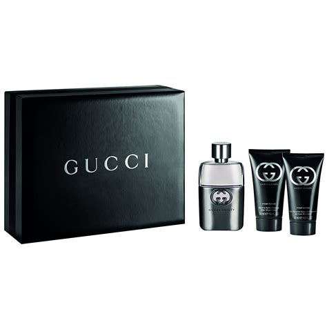 Gucci Guilty Pour Homme Gift Set 50ml EDT 50ml Aftershave Balm 50ml