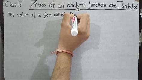 zeros of analytic function are isolated singularity complex analysis theta classes youtube