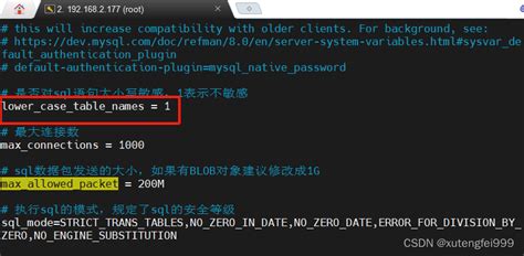 different lower case table names settings for server ‘1‘ and data dictionary ‘0‘ csdn博客