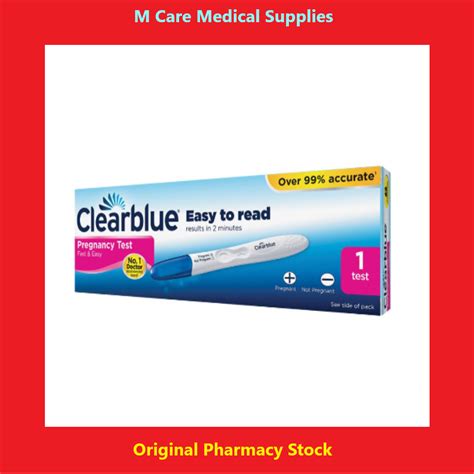 CLEARBLUE RAPID DETECTION PREGNANCY TEST 1 TEST Lazada