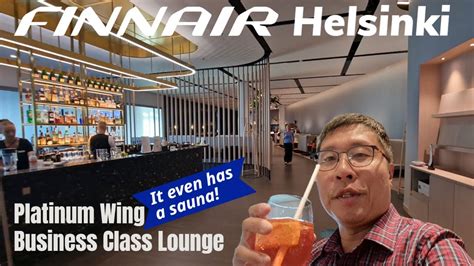 Helsinki Finnair Lounges Tour Epic Platinum Wing And Sauna Surprise Youtube