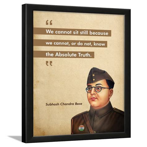 Buy Chaka Chaundh Subhash Chandra Bose Frame Photo Motivational