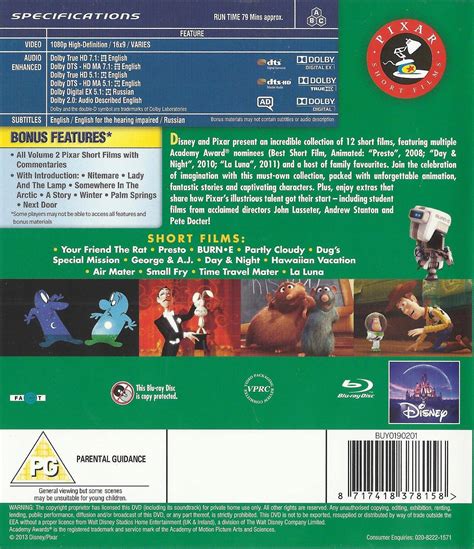 Pixar Short Films Collection Vol 1 720p BluRay X264 DON HOT
