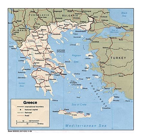 Mapa de Grecia Grecia Actual Antigua Turística Descargar e Imprimir MAPAS