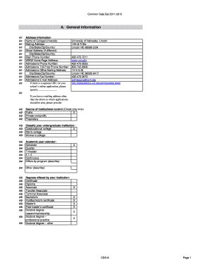Fillable Online Irp Unl CDS 2011 2012 UNL Partial Xlsx Irp Unl Fax